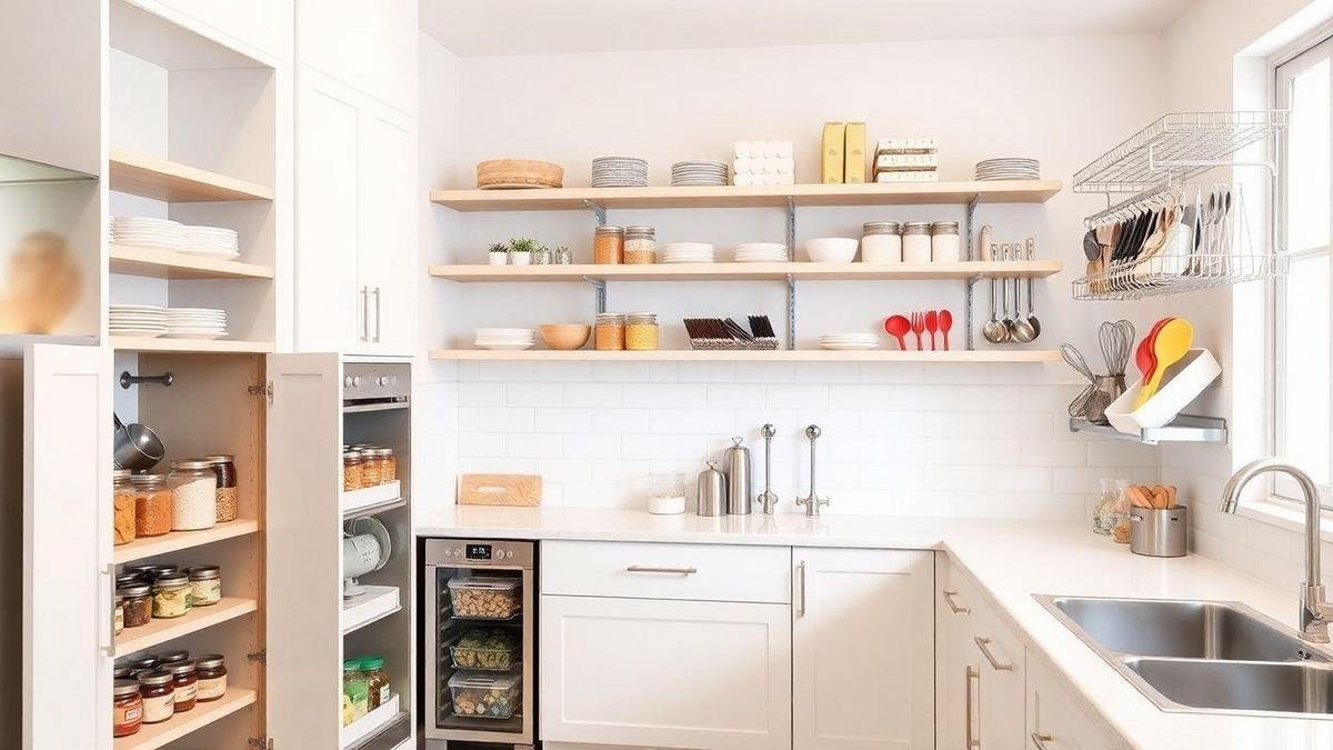 Customizable Storage Solutions for a Neat Kitchen