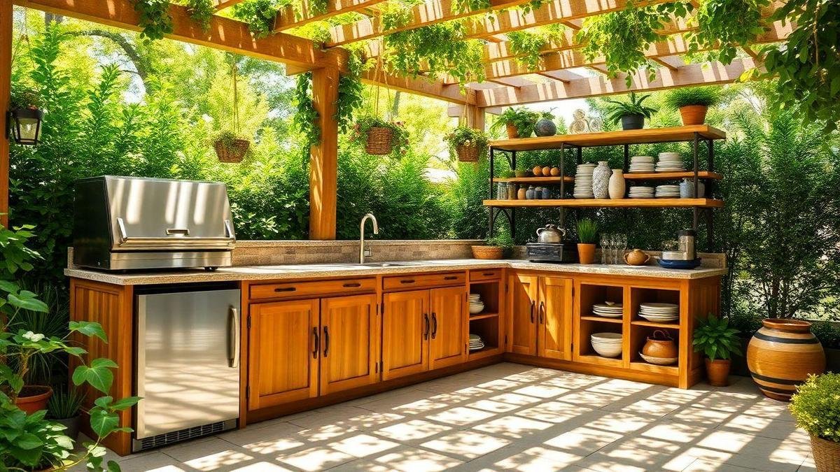 Unique Storage Solutions for Outdoor Kitchens